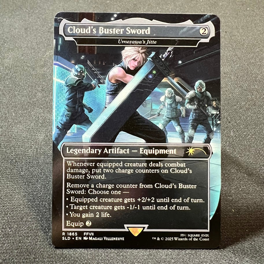 Umezawa's Jitte (Cloud's Buster Sword) - Secret Lair #1865 - No Foil ...